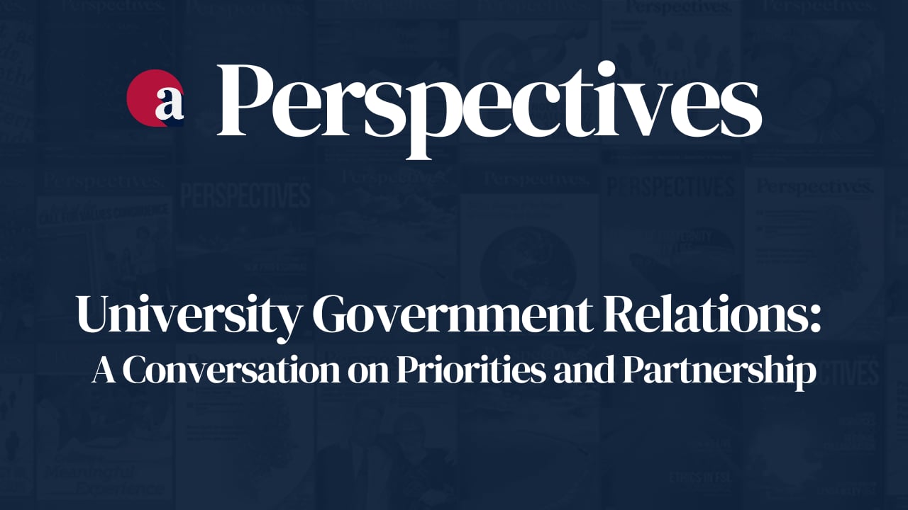 University Government Relations: A Conversation on Priorities and ...